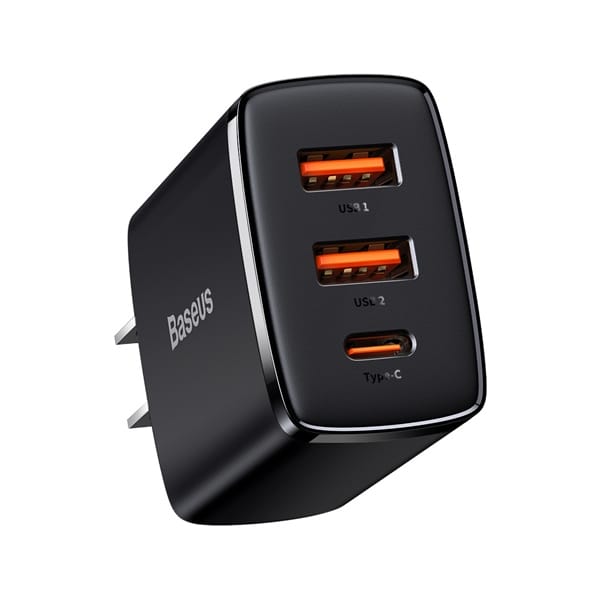 Củ sạc nhanh (Đen chân cắm US) siêu nhỏ gọn Baseus Compact Quick ...